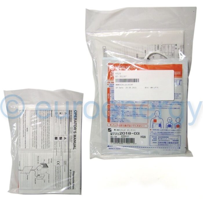 Nihon Kohden AED H329 Adult/Paed Defib Pad (P-711) Original